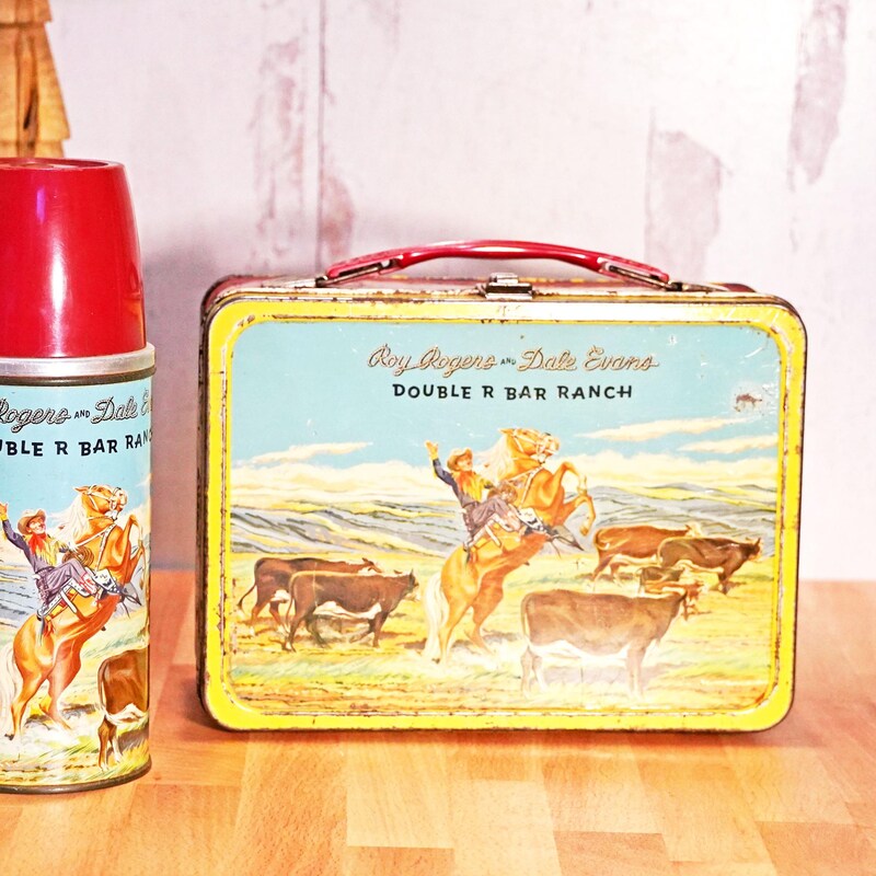 1950s Lunch Box - Etsy