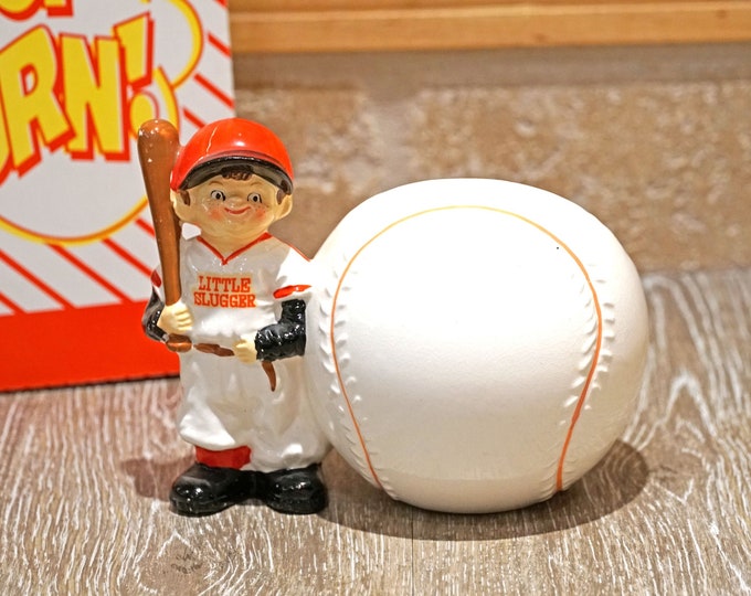 Vintage MCM Napcoware Ceramic Little Slugger Planter C6378, Cute Retro ...