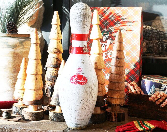 Vintage Linds 501 Bowling Pin, USBC Approved, Great Distressed ...
