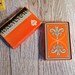 Vintage 1935 Hamilton Orange Playing Cards, Rare Orange & Black ...