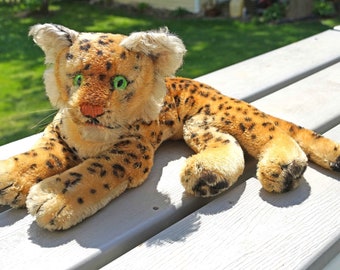 VINTAGE rare Steiff TIGER Hand PUPPET Daniel Tiger Collectible Etsy