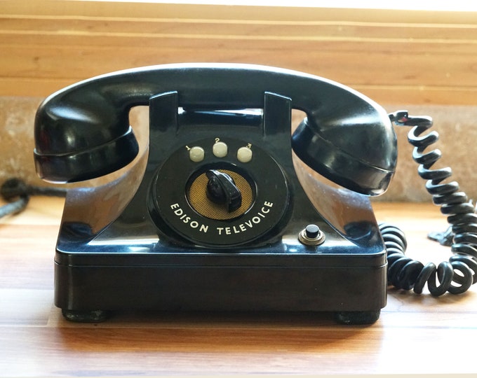 Vintage 1950s Edison Televoice Dictation Phone From Western ...