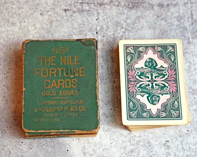 Antique 1897- 1904 the Nile Fortune Cards No. 68x U.S. Playing Card Co ...
