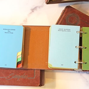 Vintage Mid-century Carpenter Paper Company 7 Leather Bound | Etsy