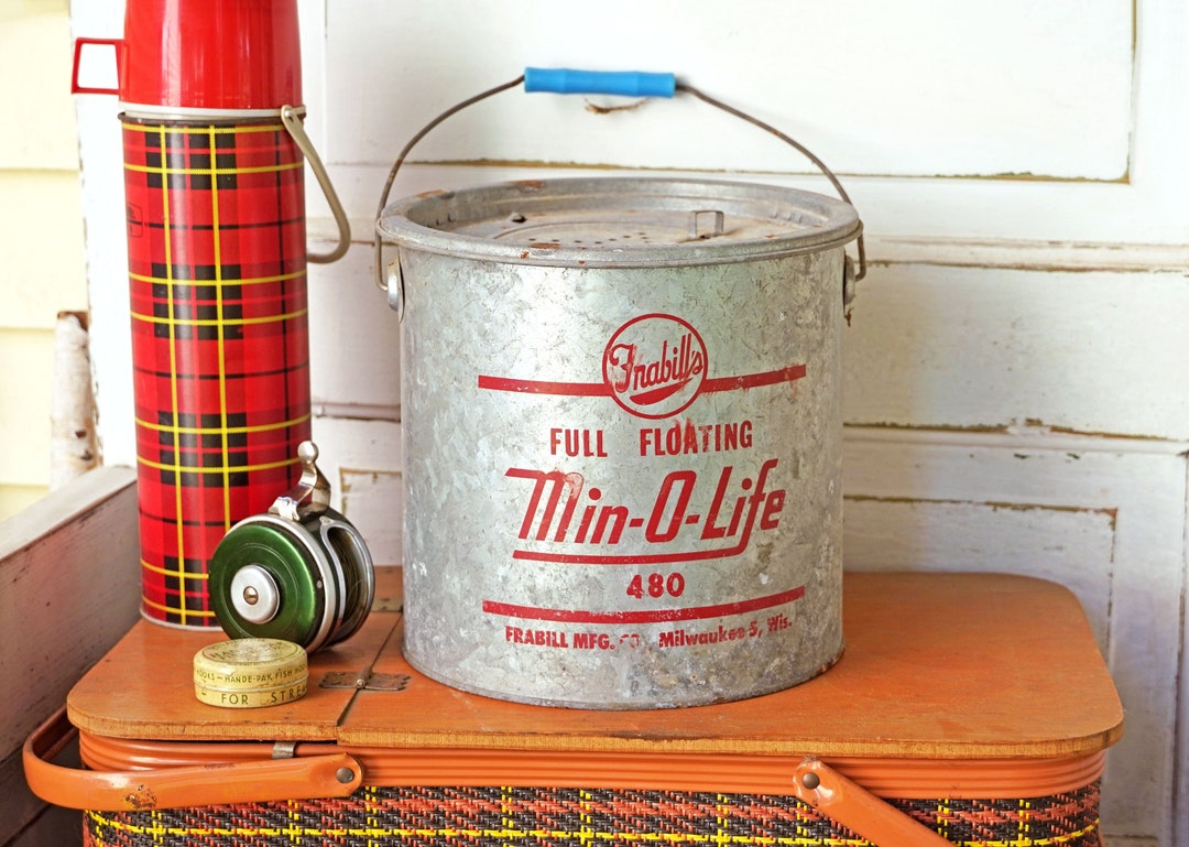 Vintage Frabill's Full-floating Min-o-life 480 Minnow Bucket ...