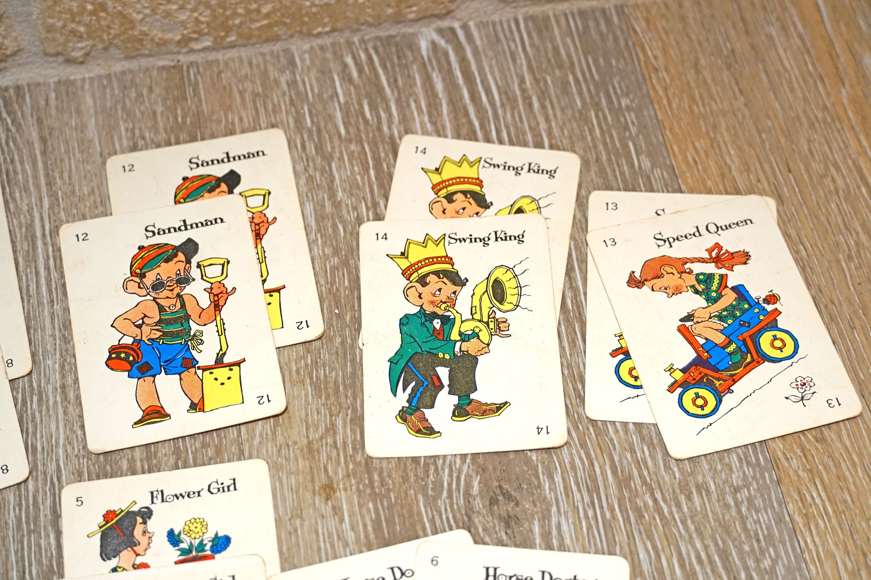 Vintage 1936 Old Maid Card Game Parker Brothers No 4981 | Etsy