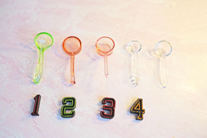 Vintage Depression Glass Mayo Spoons, Sold Individually, Green Uranium ...