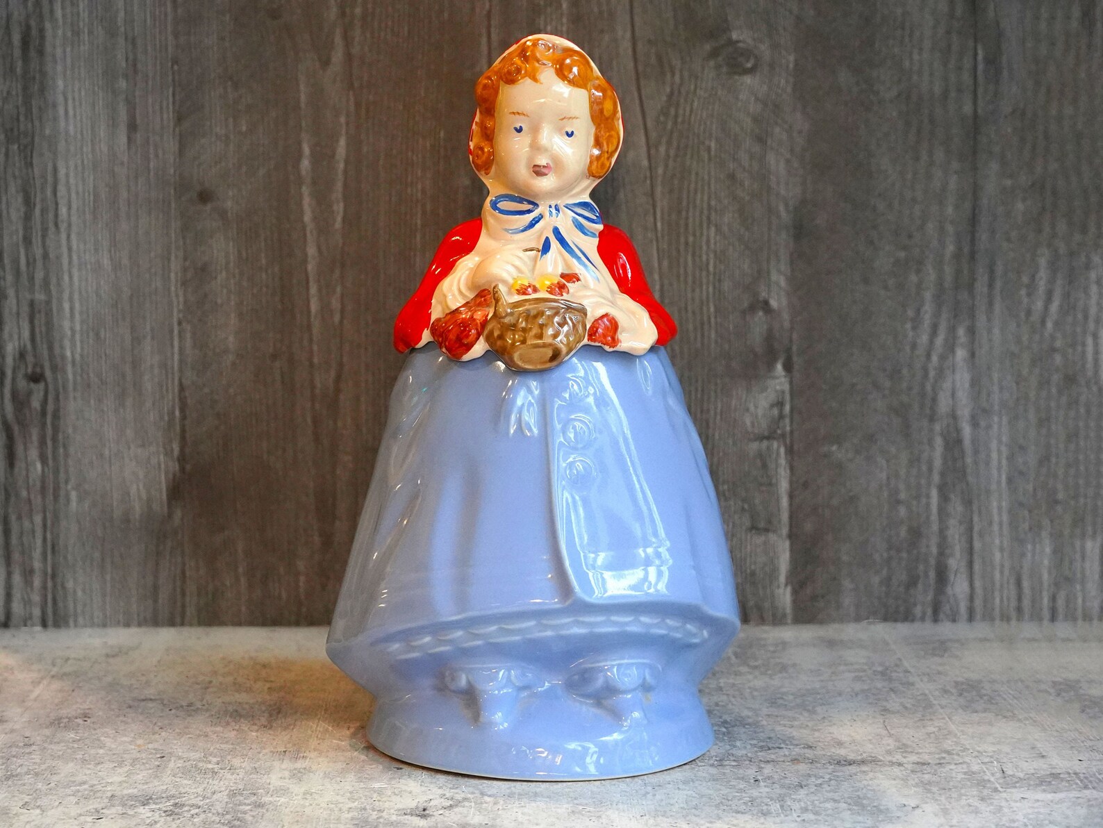 Vintage 1940s Pottery Guild of America Little Red Riding Hood - Etsy