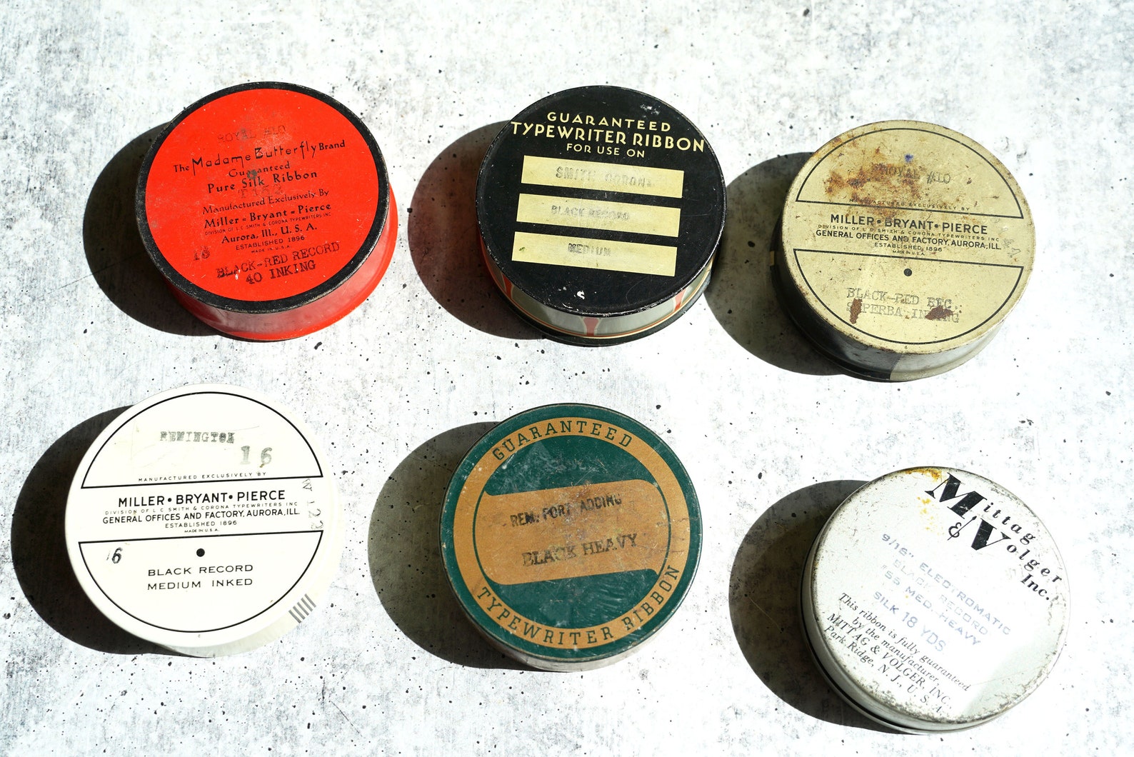 Vintage Typewriter Ribbon Tins Sold Individually Empty M. - Etsy