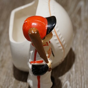 Vintage MCM Napcoware Ceramic Little Slugger Planter C6378, Cute Retro ...