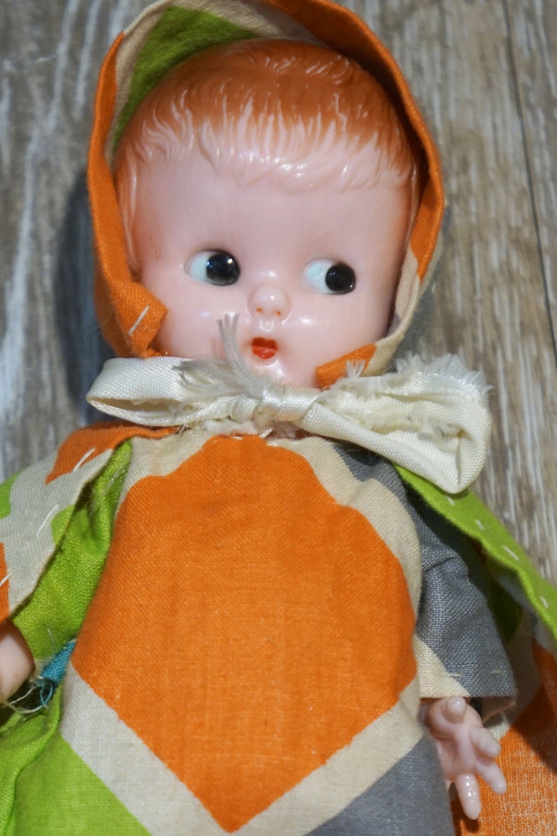 Vintage 1950s Hard Plastic Knickerbocker Girl Doll Glendale CA - Etsy