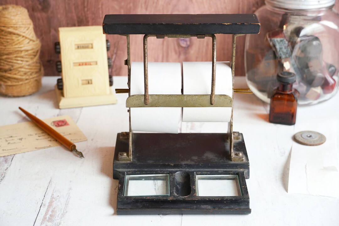 Antique General Store Mercantile Countertop Receipt Paper Dispenser ...