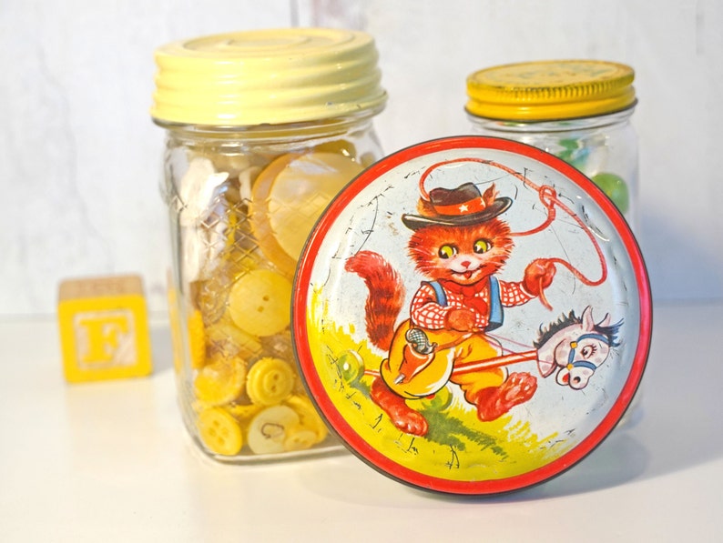 Vintage 1950s Daintee Pure Confectionery Tin 4 1/4 - Etsy