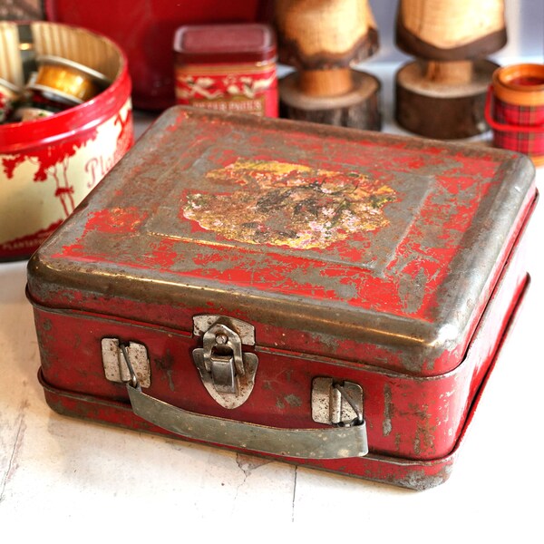 1950s Lunch Box - Etsy