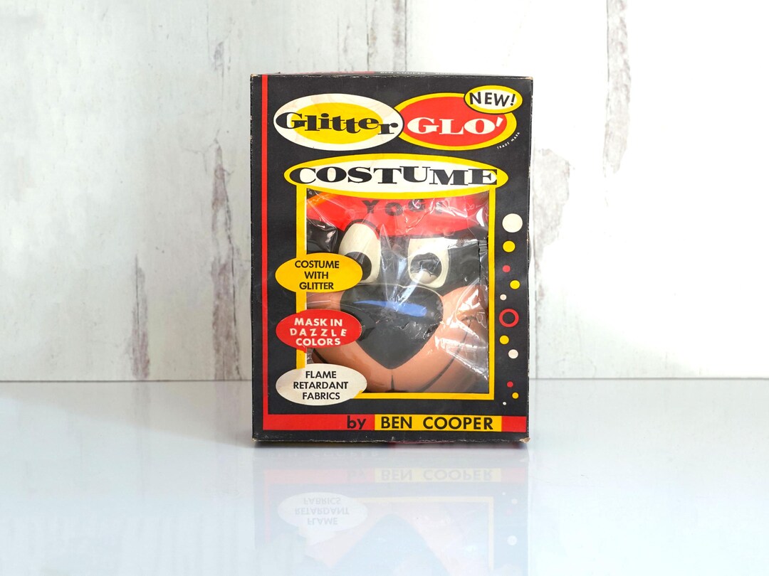 Vintage Mid-century Ben Cooper Glitter Glo Hanna Barbera Yogi Bear ...