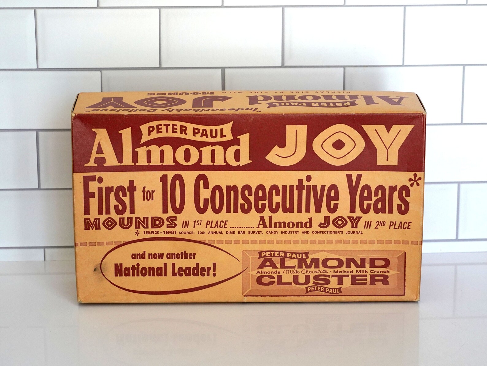 Vintage 1961 Peter Paul Mounds Almond Joy Chocolate Candy Bar - Etsy