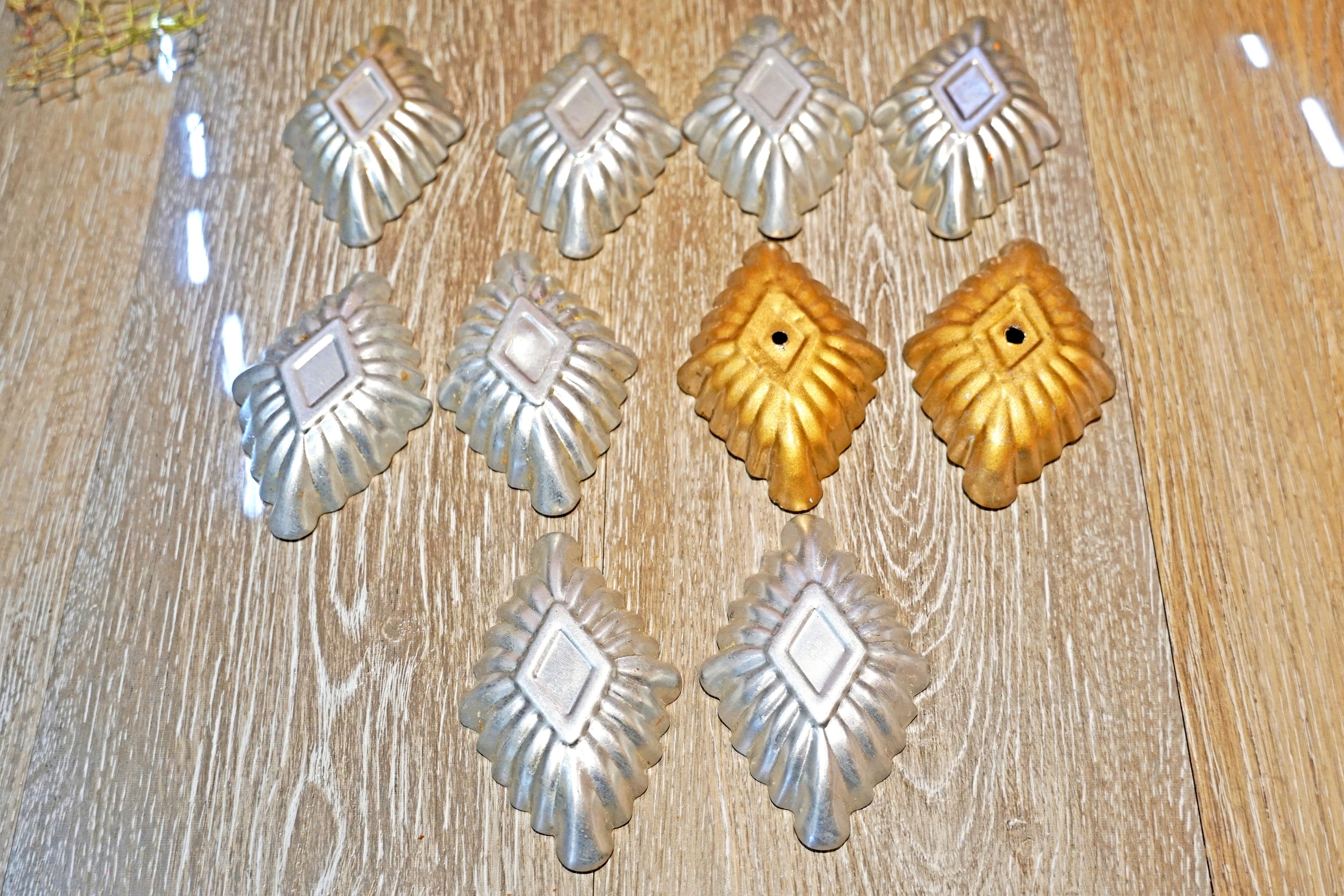 Vintage Scalloped Diamond Shape Molds Set of Crafting | Etsy