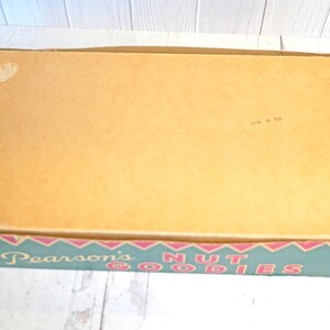 Vintage 1930s Pearson's Candy Company Nut Goodies Candy Bar Box, Red ...