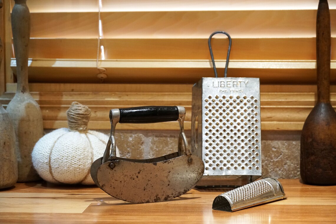 Vintage 1940s 1950s Set of 3 Primitive Kitchen Utensils - Etsy