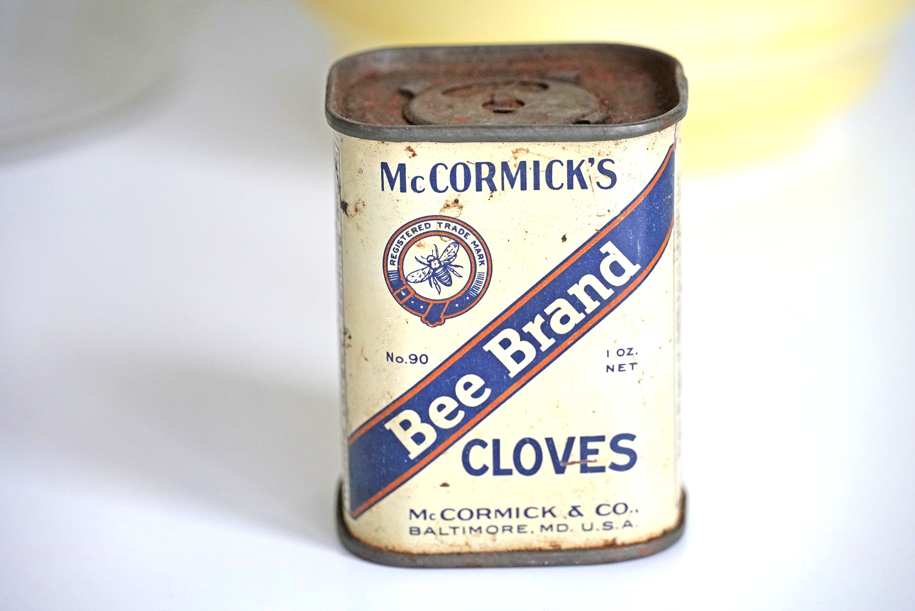 Antique 1910s Mccormick & Company Bee Brand Cloves Spice Tin - Etsy