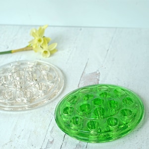 Vintage Depression Glass Frog Insert for Rose Bowl, 5 1/2", 16 Holes ...