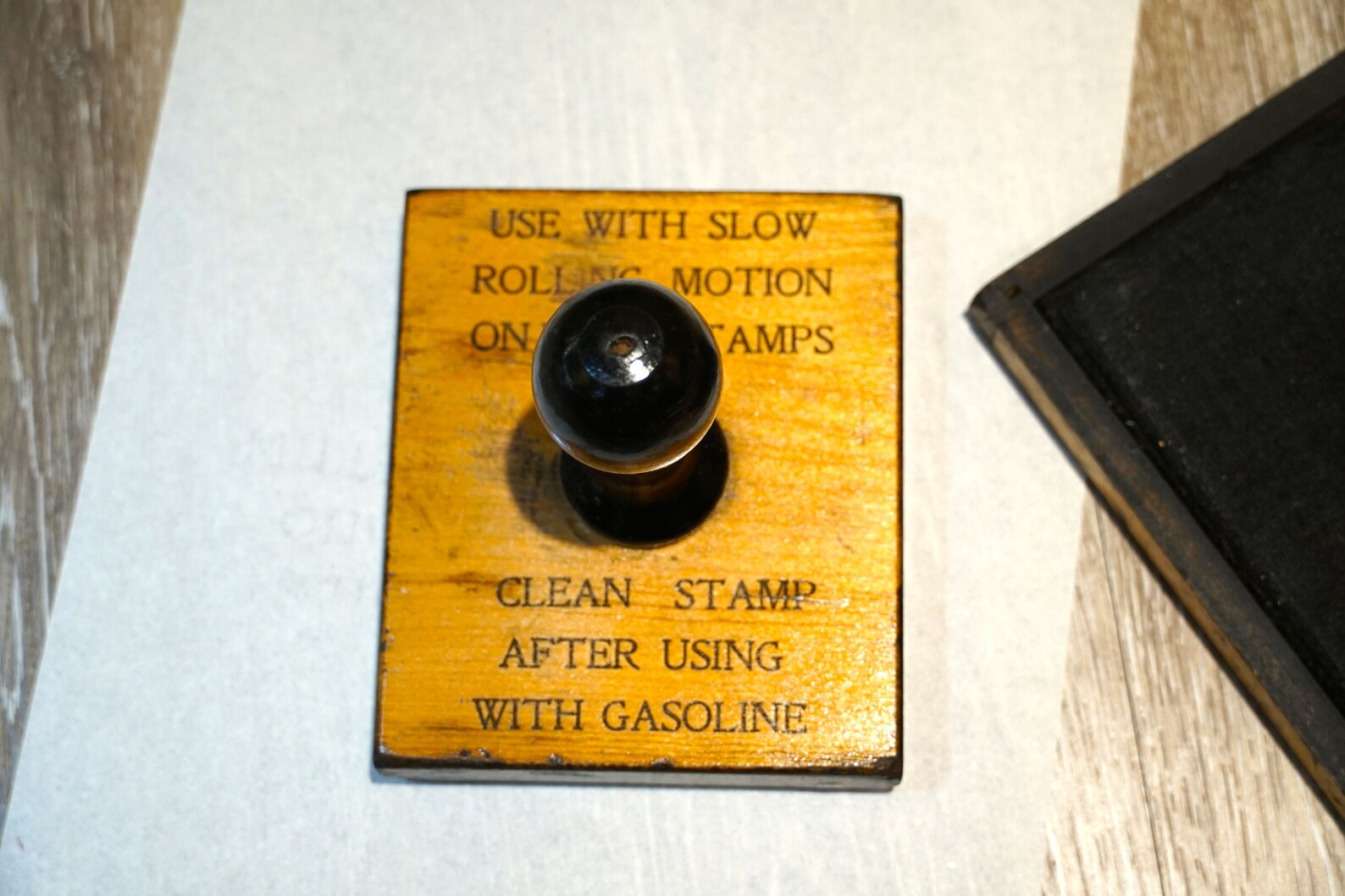 Vintage Large Handle Metal Stamp State Office Fertile MINN | Etsy