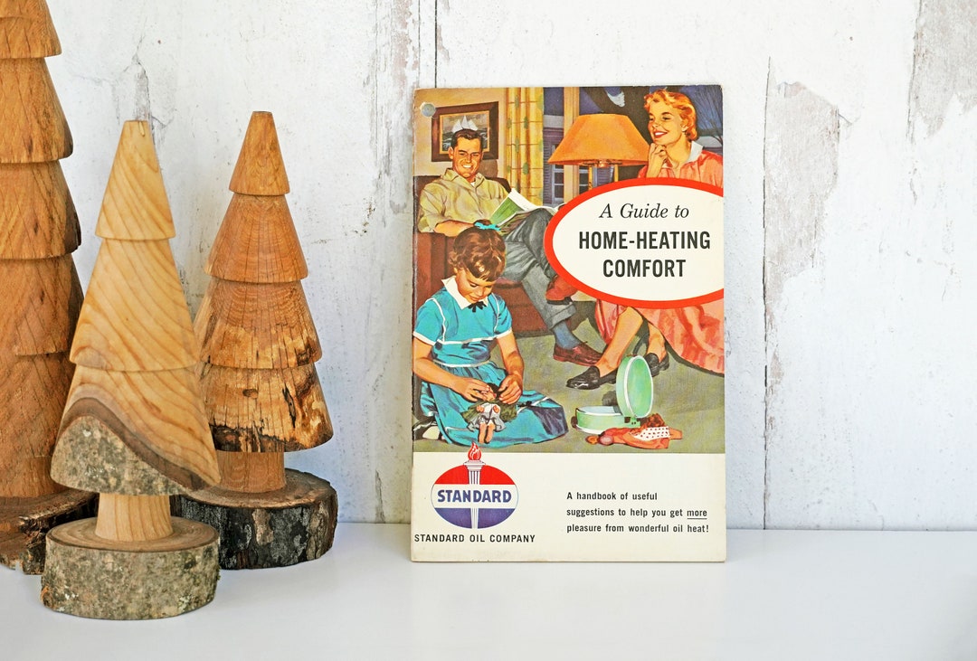 Vintage 1957 Standard Oil Company Home-heating Handbook, Consumer ...