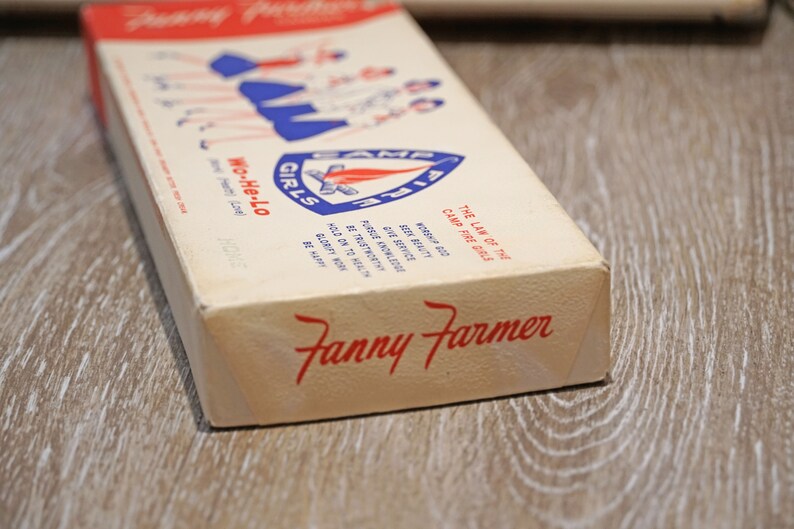 Vintage 1950s Fanny Farmer Camp Fire Girls Candy Box | Etsy