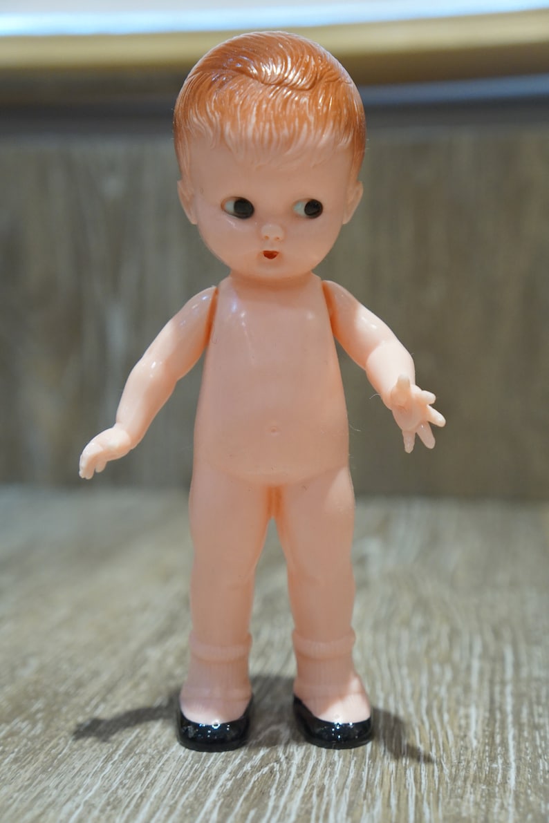 Vintage 1950s Hard Plastic Knickerbocker Girl Doll Glendale CA - Etsy