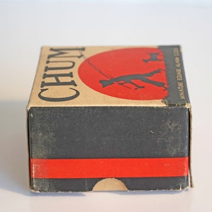 Vintage 1940s Chum Alarm Clock Box, Boy and His Dog Going Fishing ...