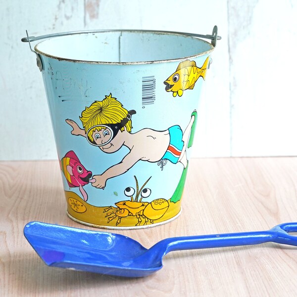 Vintage Sand Pail - Etsy