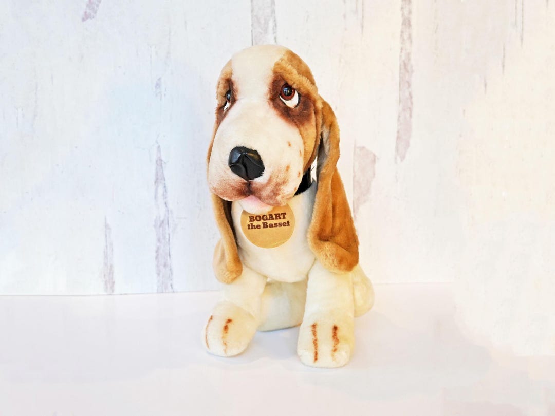 Vintage 1976 Animal Fair Basset Hound Bogart Stuffed Animal, 14 ...