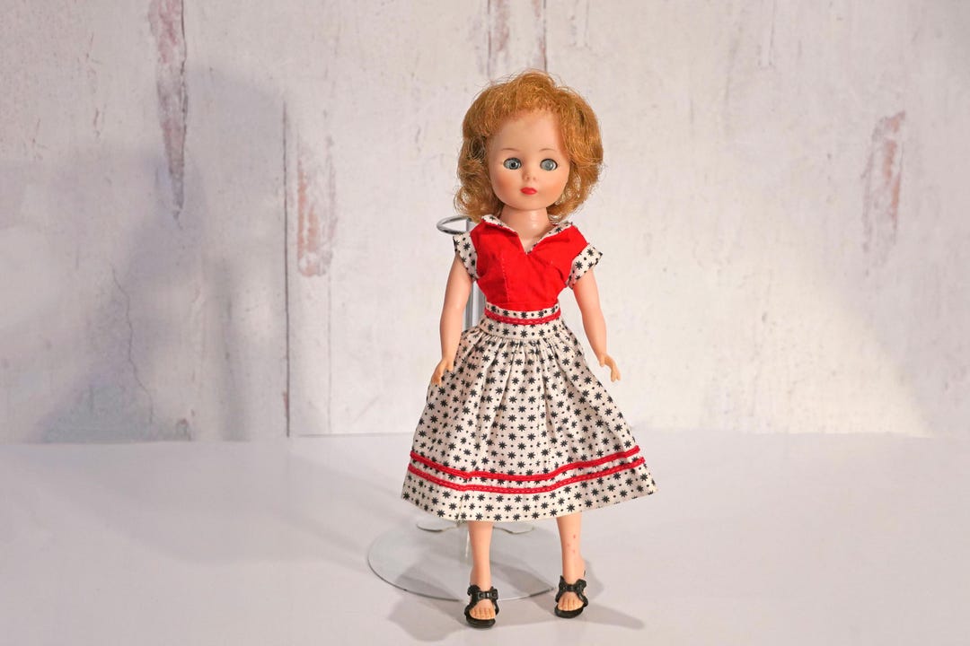 Vintage 1958 American Character Toni Doll 10 1/2" Fashion Doll, Ginger ...
