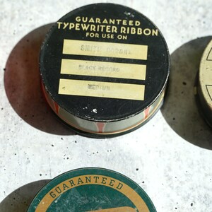 Vintage Typewriter Ribbon Tins Sold Individually Empty M. - Etsy