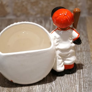 Vintage MCM Napcoware Ceramic Little Slugger Planter C6378, Cute Retro ...