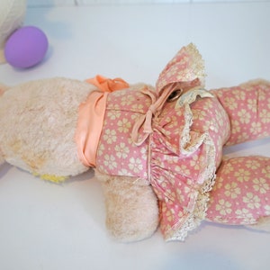 Vintage 1950s Knickerbocker Rubber Face Bunny Girl Doll, Musical Toy ...