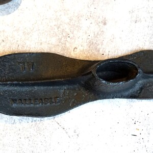 Antique Black Cast Iron Shoe Form, Marked Malleable, AL, Size 9 1/2" X ...
