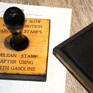 Vintage Large Handle Metal Stamp, State Office, Fertile, MINN, 7 ...