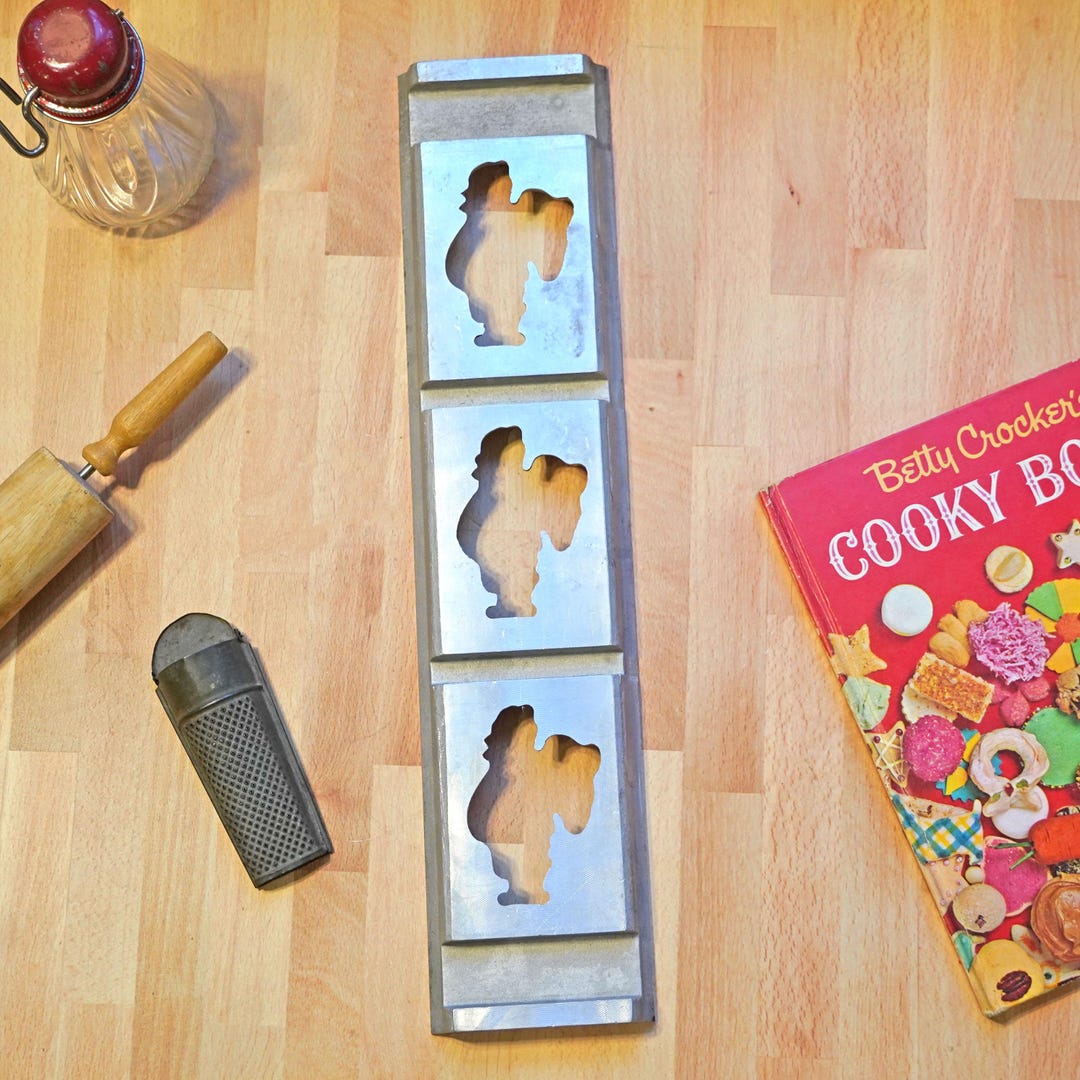 Rhodes Kook-e-king 15" Santa Cookie Depositor Die, Heavy Industrial ...