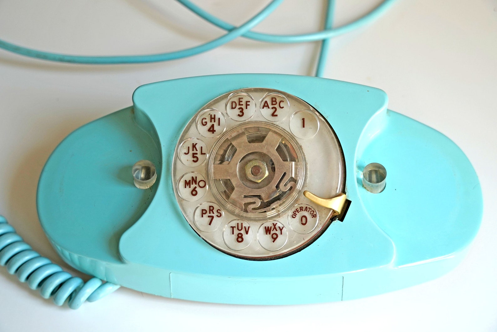 Vintage 1969 Princess Phone Blue Bell Systems 702-B Good | Etsy