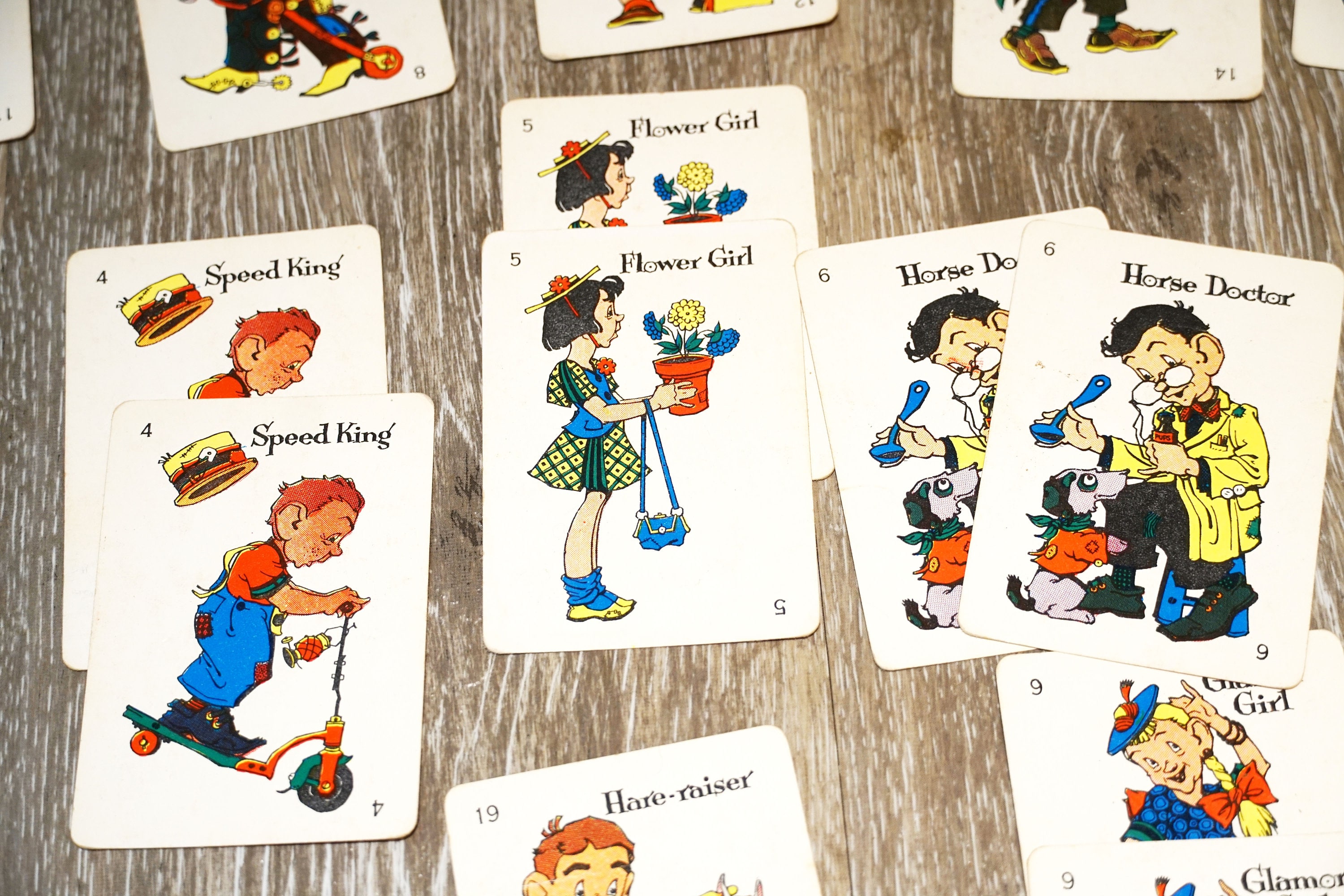 Vintage 1936 Old Maid Card Game Parker Brothers No 4981 | Etsy