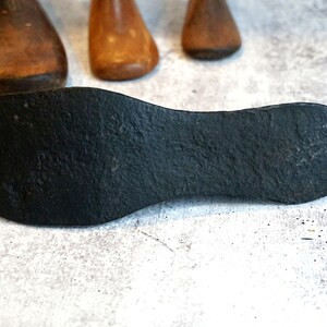 Antique Black Cast Iron Shoe Form, Marked Malleable, AL, Size 9 1/2" X ...