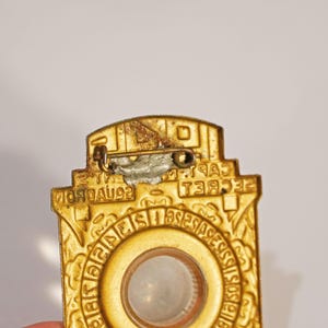 Vintage 1945 Ovaltine Captain Midnight Secret Squadron Decoder Badge ...