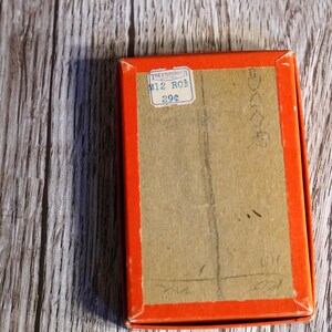 Vintage 1935 Hamilton Orange Playing Cards, Rare Orange & Black ...