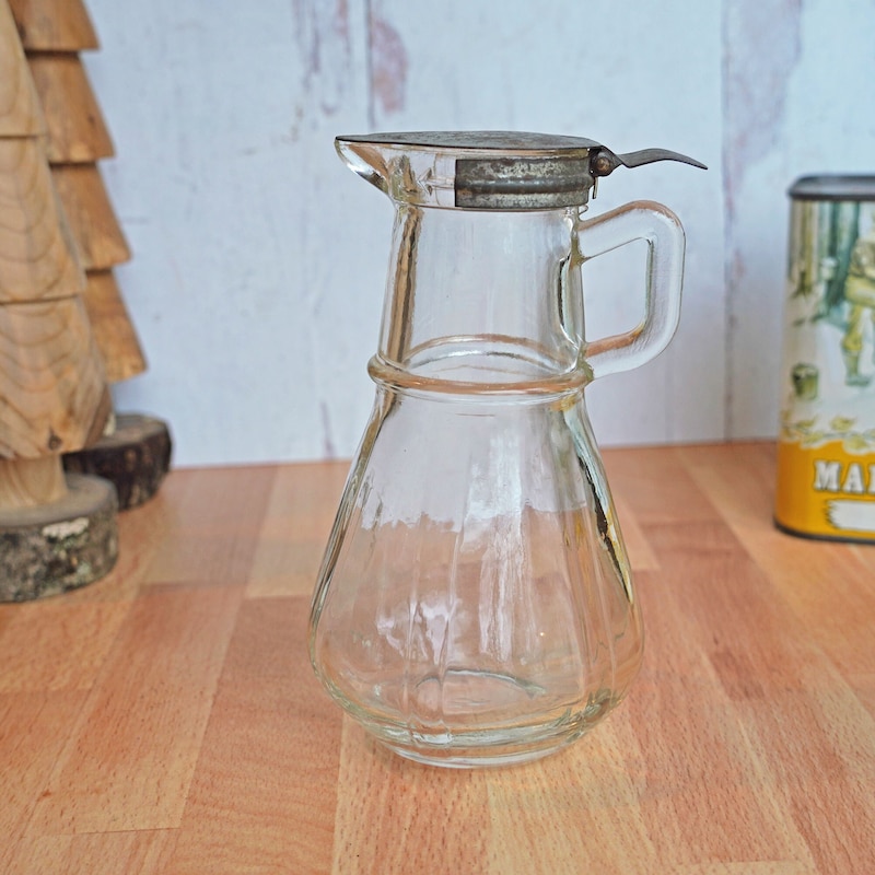 Glass Syrup Pitcher - Etsy