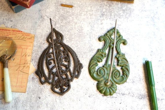 Antique Victorian Receipt Spikes Painted Cast Iron Wall | Etsy