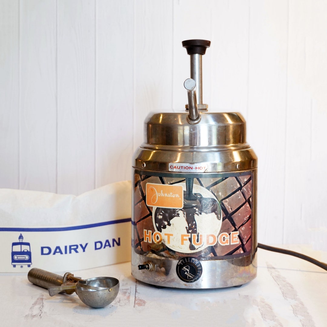 Vintage Mid Century Johnston's Hot Fudge Dispenser, Server Products ...