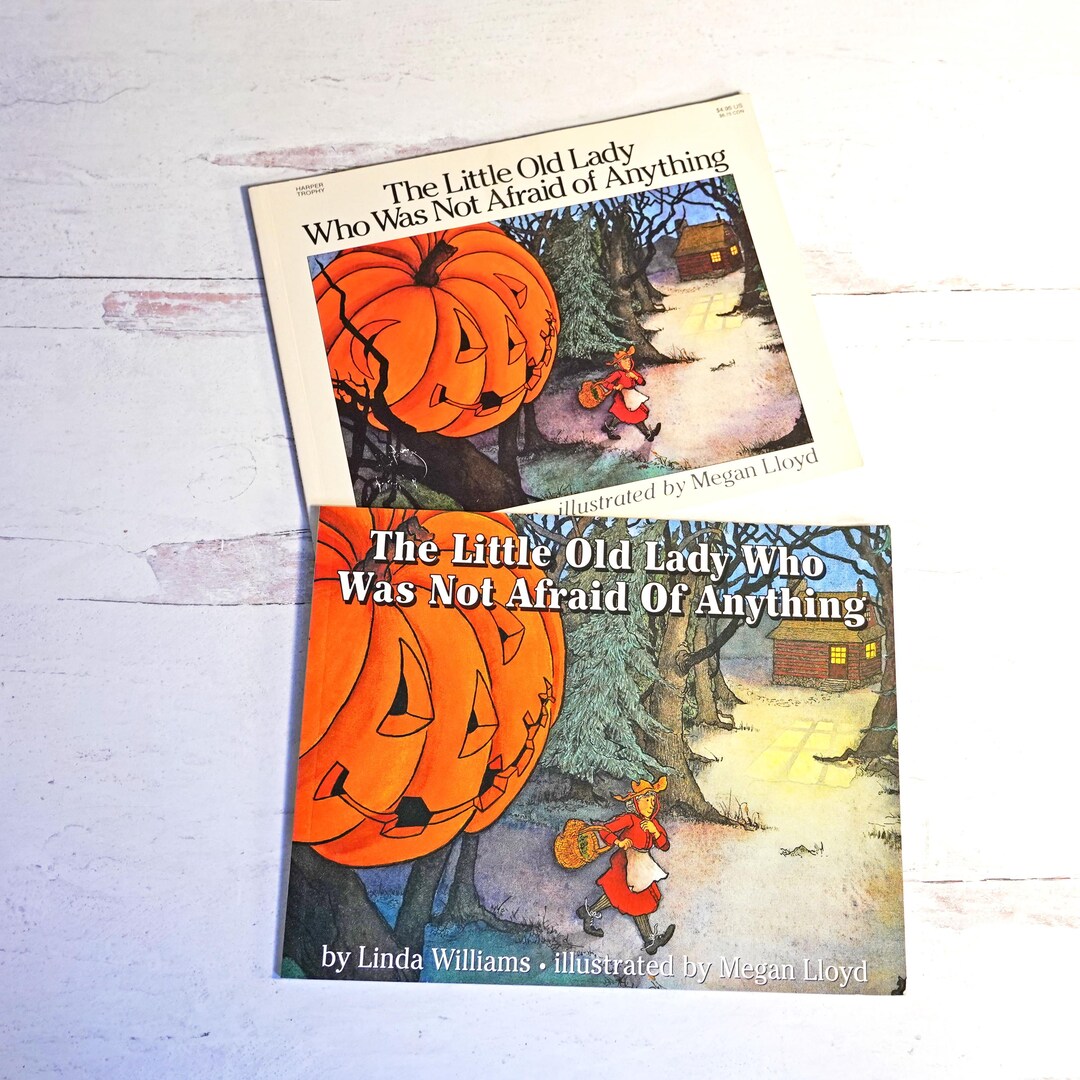 Vintage the Little Old Lady Who Was Not Afraid of Anything, Soft Cover ...