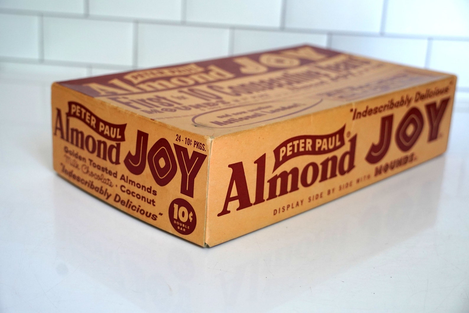 Vintage 1961 Peter Paul Mounds Almond Joy Chocolate Candy Bar - Etsy