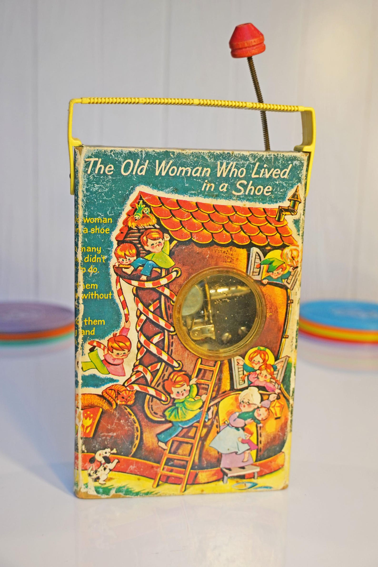 Vintage 1968 Fisher Price Music Box TV Radio 161, Old Woman Who Lived ...